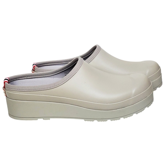 Hunter | Shoes | New Hunter Original Play Slip On Clogs Gray Waterproof ...